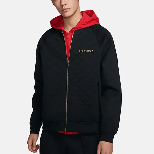 JORDAN Air Athleisure Quilted Stand Collar Jacket