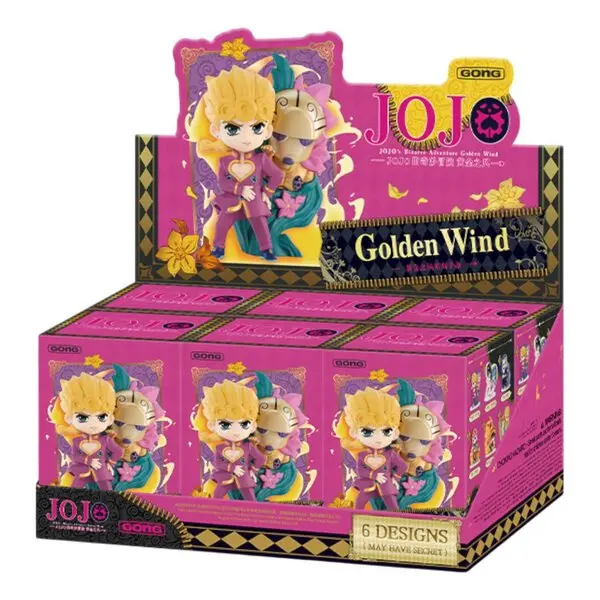 POP MART Golden Wind Jojo's Bizarre Adventure Figures Sealed Case - Multi-color