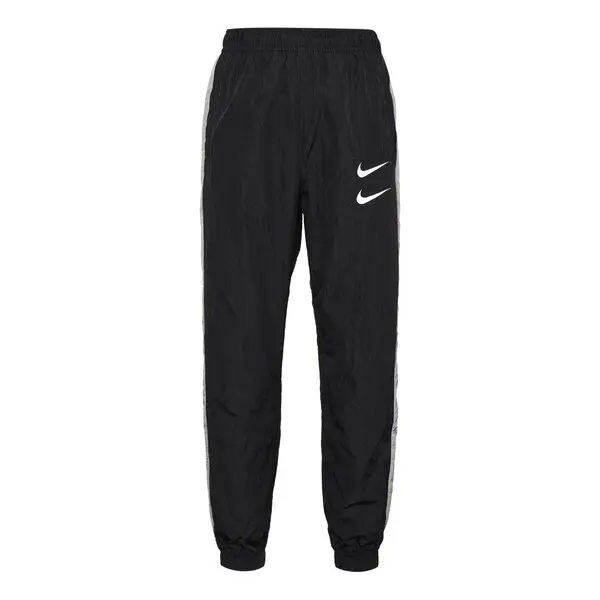 Nike Woven Bundle Feet Casual Sports Long Pants - Black