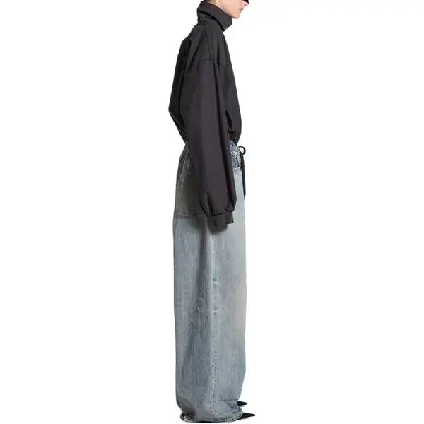 Balenciaga Oversized Baggy Distressed Jeans
