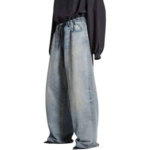 Balenciaga Oversized Baggy Distressed Jeans