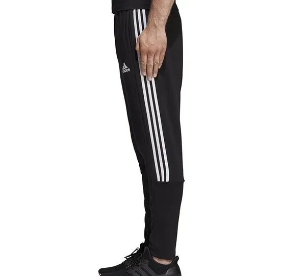 Adidas Stripe Printing Training Sports Long Pants - Black