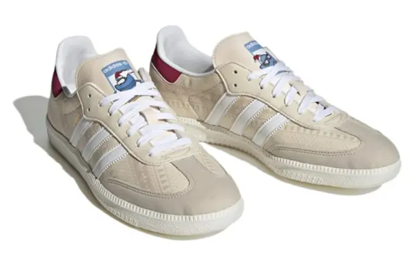 Adidas Samba Sneakers - Cream/white/red