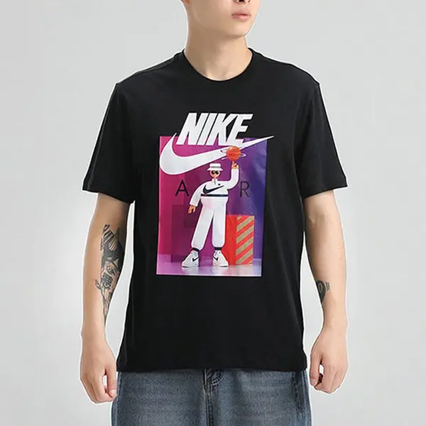Nike Printing Short Sleeve 'airman Futura - Black