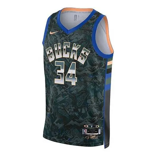 Nike Giannis Antetokounmpo Nba Basketball Jersey - Blue
