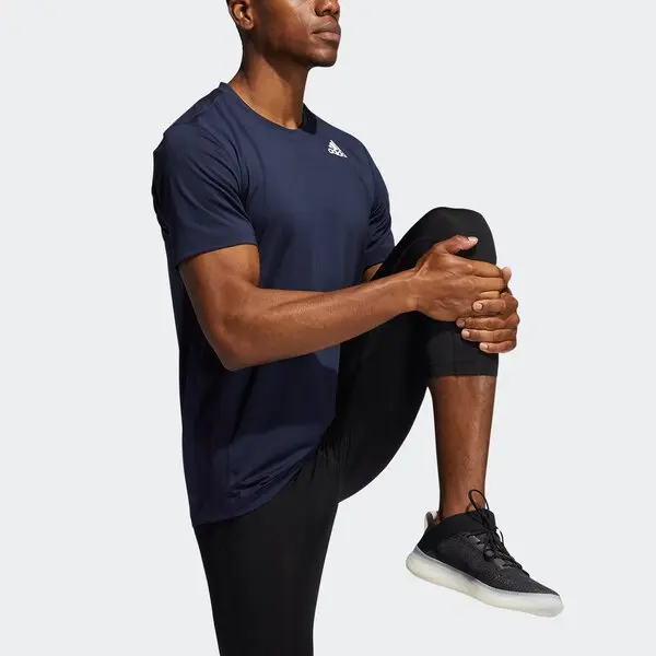 Adidas Training Short Sleeve Shirt - Legendary Blue