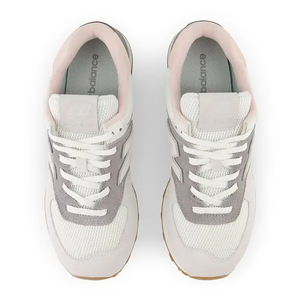 NEW BALANCE 574 Lace Up Sneakers - Grey/white/pink