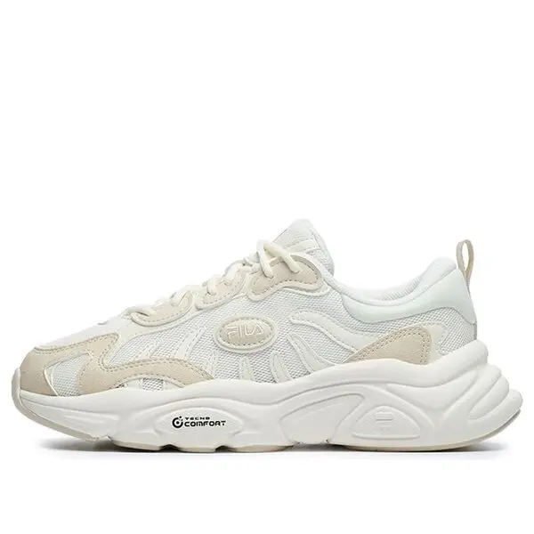 FILA Keppler Lace-up Sneakers - White/beige