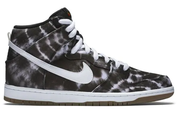Nike Dunk High Premium "tie Dye" Sneakers - Black