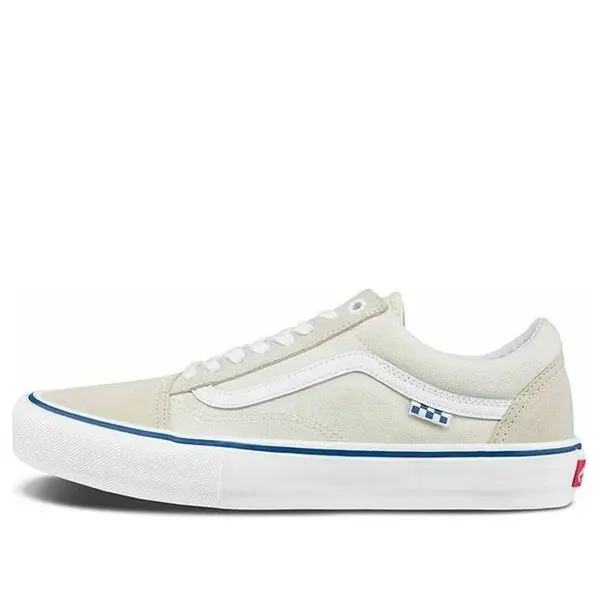 VANS Skate Old Skool Checkerboard Low Top Sneakers - Creamy