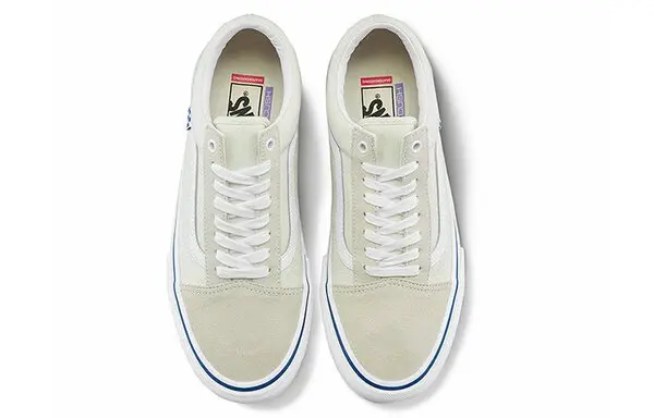 VANS Skate Old Skool Checkerboard Low Top Sneakers - Creamy