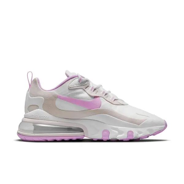 Nike Max 270 React Sneakers - White/fuchsia Glow/platinum Violet