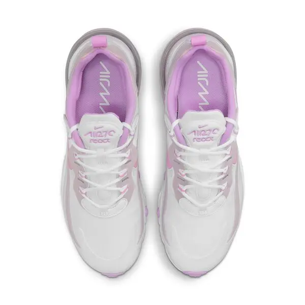 Nike Max 270 React Sneakers - White/fuchsia Glow/platinum Violet