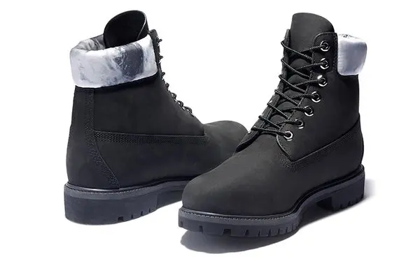 Timberland Premium 6 Inch Waterproof Boots - Black/white/grey
