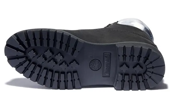 Timberland Premium 6 Inch Waterproof Boots - Black/white/grey