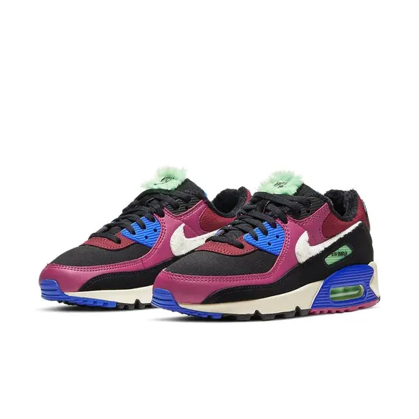 Nike Max 90 Premium Sneakers - Black/blue/red