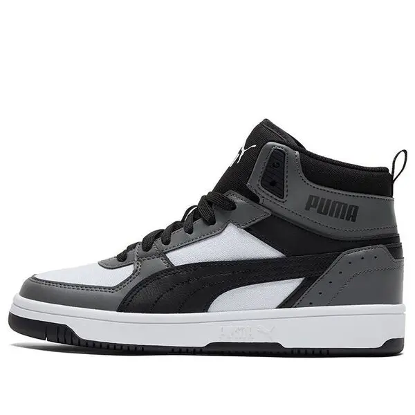 PUMA Rebound Joy Mid Top Sneakers - Grey/white/black