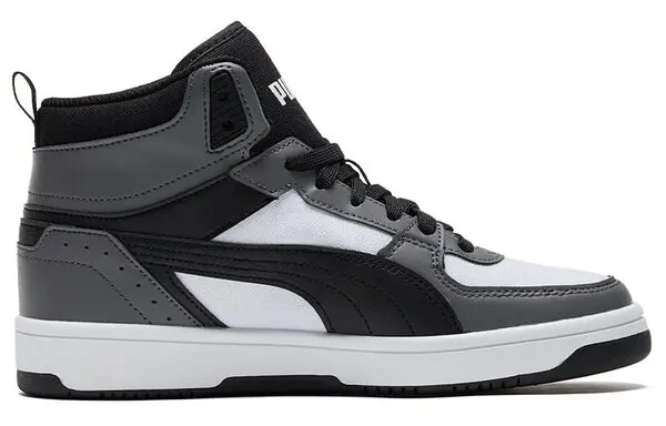PUMA Rebound Joy Mid Top Sneakers - Grey/white/black