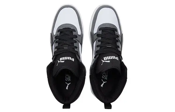 PUMA Rebound Joy Mid Top Sneakers - Grey/white/black