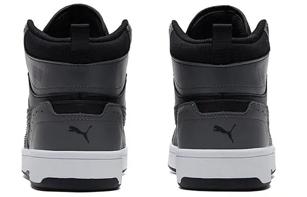 PUMA Rebound Joy Mid Top Sneakers - Grey/white/black