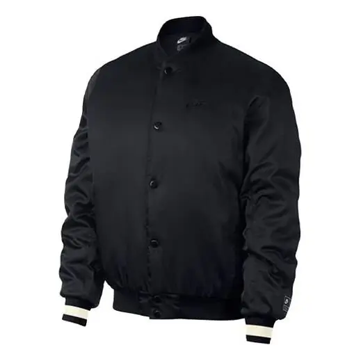 Nike Woven Baseball Jacket - Black