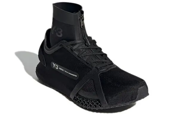 Adidas Y-3 Runner 4d Iow High - Carbon Black