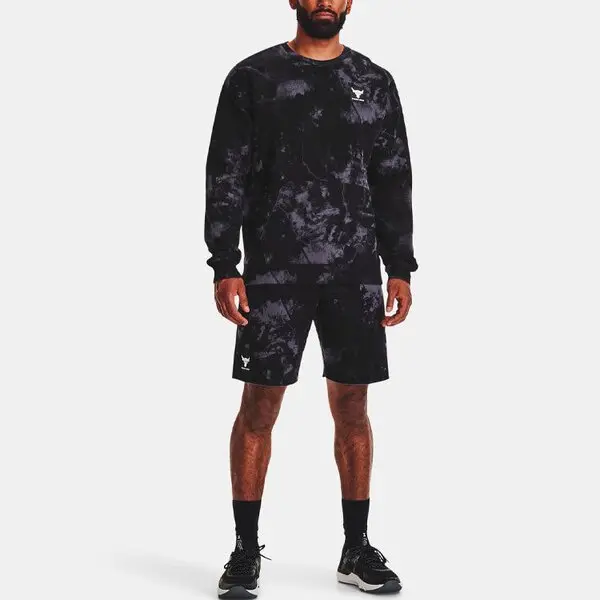 Under Armour Project Rock Rival Fleece Crew Sweatshirt