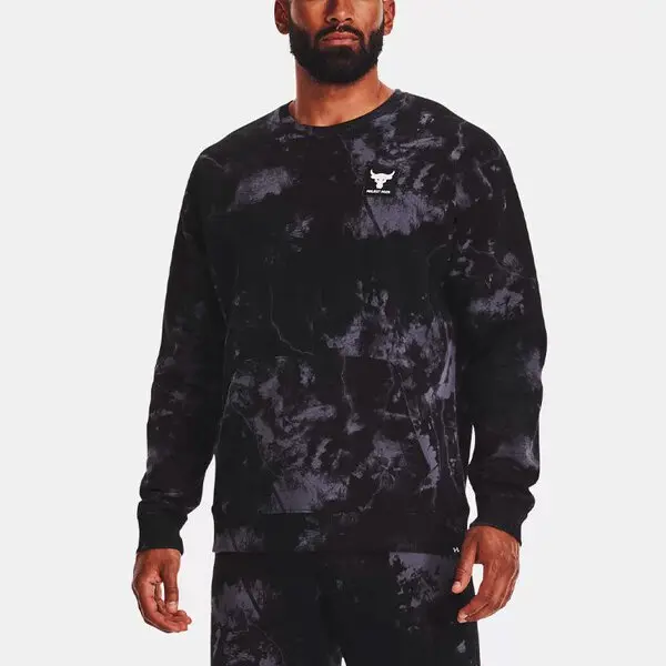 Under Armour Project Rock Rival Fleece Crew Sweatshirt