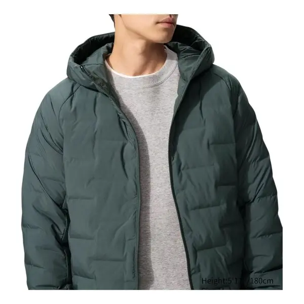 Uniqlo Pufftech Parka - Dark Green