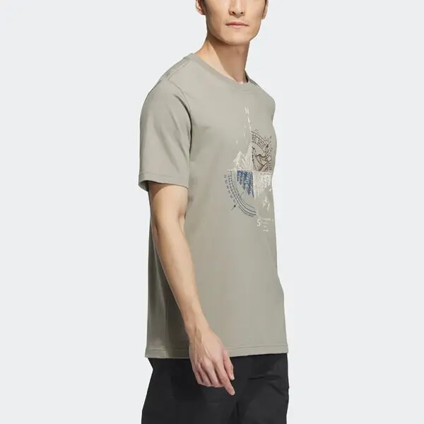 Adidas Short Sleeve Mountain Graphic T-shirt