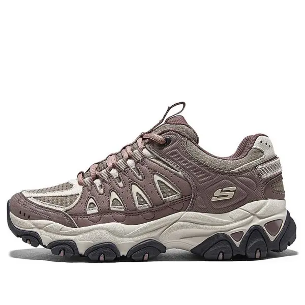 Sketchers Dlites Athletic Sneakers - Brown/beige/mauve