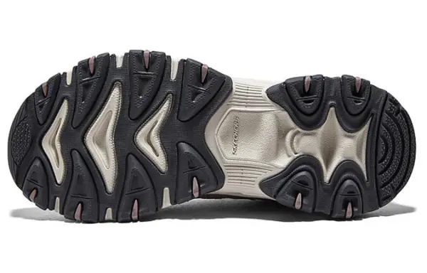 Sketchers Dlites Athletic Sneakers - Brown/beige/mauve
