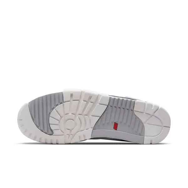 Nike Trainer 1 Mid Sneakers - Gray/white/blue