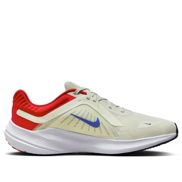 Nike Quest 5 Athletic Sneakers - Beige/red