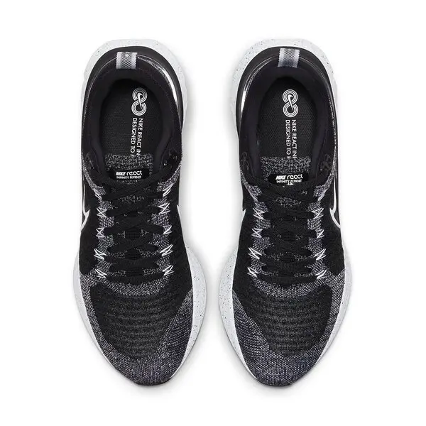 Nike React Infinity Run Flyknit 2 Athletic Sneakers - White/black