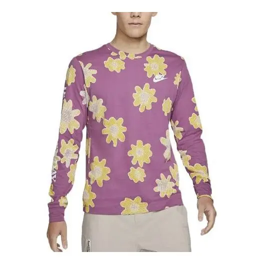 Nike Floral Print Long Sleeve T-shirt - Default Color