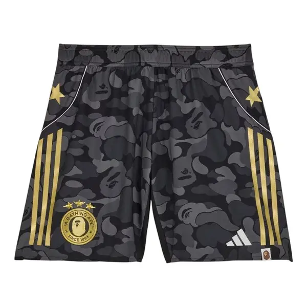 Adidas X Bape Fb Slim-fit Shorts - Black