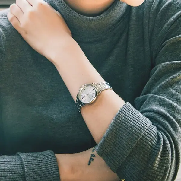 Casio Stainless Steel Analog Watch - Silver