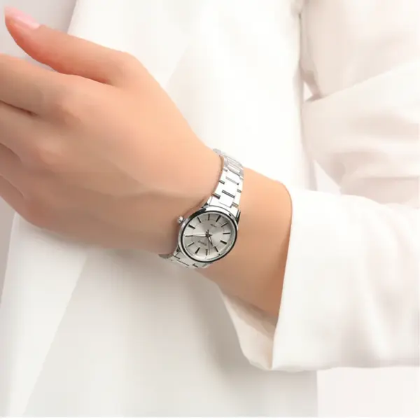 Casio Stainless Steel Analog Watch - Silver