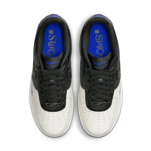 Nike Force 1 Low "tinaj" Sneakers - Black/black/sail