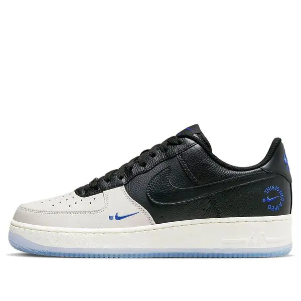 Nike Force 1 Low "tinaj" Sneakers - Black/black/sail