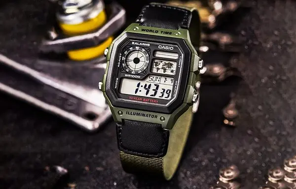Casio G-shock Digital Sports Watch With Water Resistance