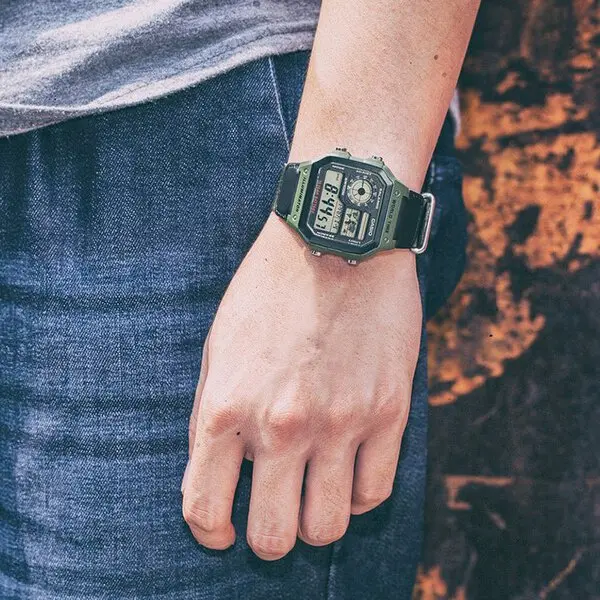 Casio G-shock Digital Sports Watch With Water Resistance
