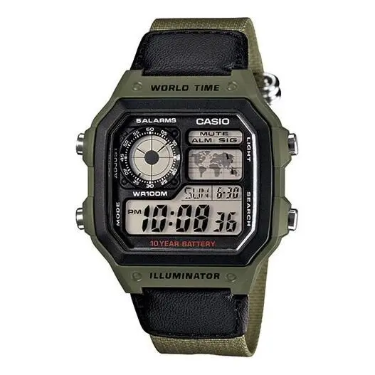 Casio G-shock Digital Sports Watch With Water Resistance - Black