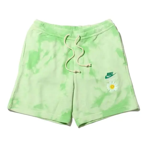 Nike French Terry Tie-dye Embroidered Shorts - Multi-color