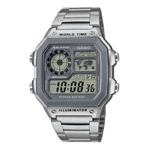 Casio Youth Japan/south Korea Fashion Waterproof Digital Watch - Silver