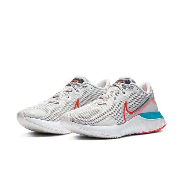 Nike Renew Run Ombre Swoosh Sneakers - Grayorangeblue