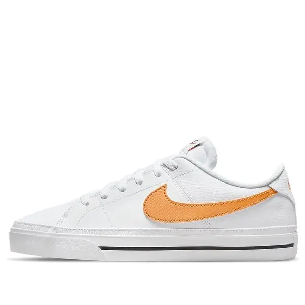 Nike Court Legacy Low Top Sneakers - White/orange