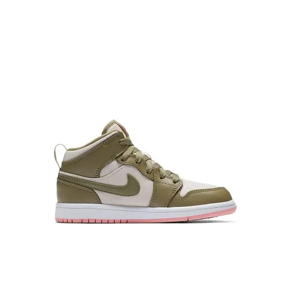 JORDAN 1 Mid Se 'trooper Bleached Coral - Green