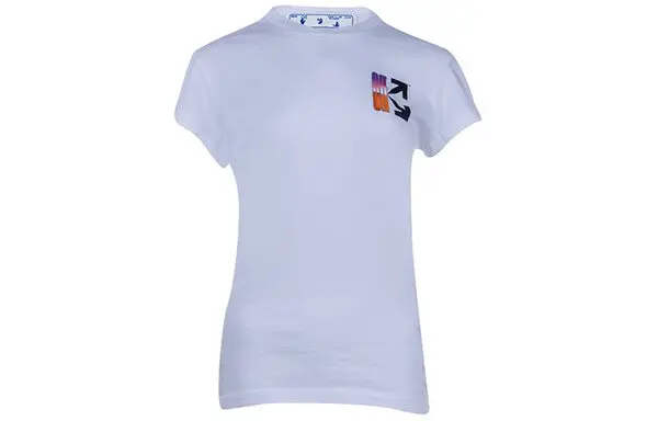 Off-White Gradient Arrow Logo Short Sleeve T-shirt